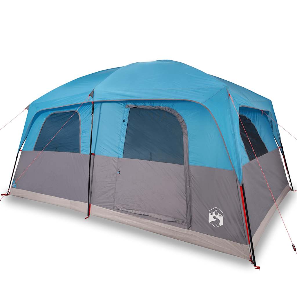 vidaXL Tente de cabine familiale 10 personnes bleu imperméable | vidaXL.be